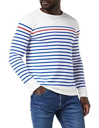 Armor Lux Marini&egrave;re Rempart,Top &agrave; manches longues Homme, Blanc (Pm8 Blanc/Etoile/Braise Pm8), XXX-Large (Taille Fabricant: 3XL)