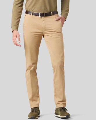 Meyer Trousers Chino mit Baumwolle und TENCEL, Modern Fit in
