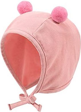 Generic Bonnet mignon pour b&eacute;b&eacute; avec oreilles froides et chaudes, rose, Taille unique