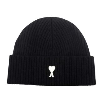 Ami Ami de Coeur Beanie - - Accessories - Herren - Schwarzk - ONE SIZE