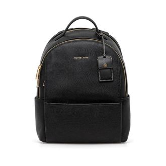 Michael Kors Femme, Sacs, Noir, Taille: ONE Size Sable Medium Pebbled Leather Backpack