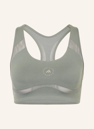 adidas Adidas By Stella Mccartney Sport-Bh Adidas By Stella Mccartney Power Impact Mit Mesh gruen