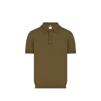 Au Printemps Paris Polo aus Dolo-Baumwolle - Khaki