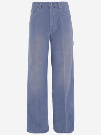 Haikure Womens Jeans Wide-Leg Denim Cotton