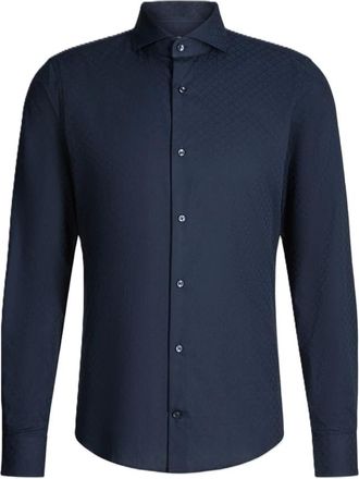 Joop Homme, Chemises, Bleu, Taille: 2XL Chemise en coton l&eacute;g&egrave;re