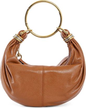 Chlo&eacute; Small Bracelet Bag in Grained Leather