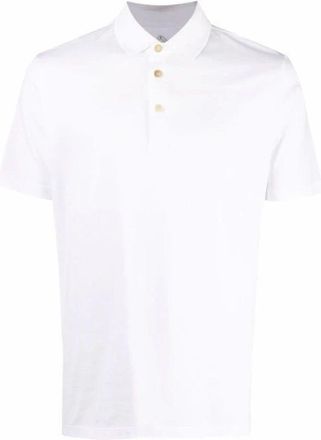 Pal Zileri Polo &agrave; manches courtes - Classique - Homme - Tops - Blanc - Taille: M