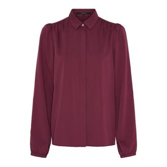 BTF-CPH Elegante Bluse aus Bambus-Mix - - Blouses & Shirts - Damen - Braun - XS
