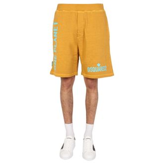 Dsquared2 ONE Life ONE Planet Bermuda-Shorts - - Shorts - Herren - Gelb - M