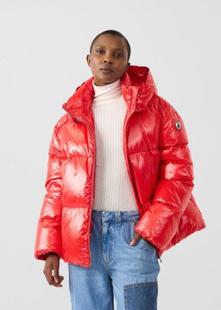 Jott Doudoune Grand Froid puffer Rouge carmin Quinn shiny - Taille L