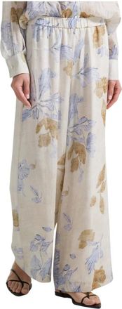 Seventy Femme, Pantalons, Multicolore, Taille: 40 FR Pt1432 Palazzo Pantalons
