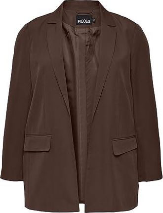 Pieces Pcbossy Ls Loose Blazer Noos Qx, Chicory Coffee, 46 Grande Femme