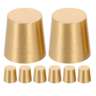 NUOBESTY DIYEAH 8 St&uuml;ck Schneidebrettf&uuml;&szlig;e: 15 mm Starke Holzf&uuml;&szlig;e f&uuml;r Serviertabletts, inklusive Schrauben und Unterlegscheiben, f&uuml;r K&uuml;chenger&auml;te und Diverse M&ouml;