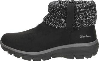 Skechers Femme, Chaussures, Noir, Taille: 38 EU Enkellaarsjes Plat