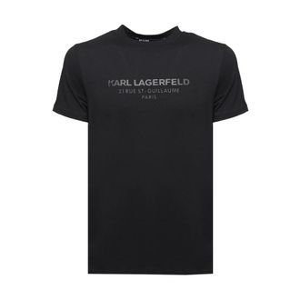 Karl Lagerfeld 3D Address T-Shirt - - Tops - Herren - Schwarzk - 2XL