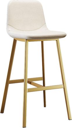 Generic Barhocker mit R&uuml;ckenlehne, 150 kg belastbar, aus PU-Leder, ideal f&uuml;r K&uuml;cheninseln; gepolsterte Barhocker mit Fu&szlig;st&uuml;tze; Esszimmerst&uuml;hle f&uuml;r die Bar