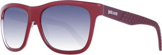 Just Cavalli unisex, Accessoires, Rouge, Taille: ONE Size Lunettes de Soleil en Plastique Rouge D&eacute;grad&eacute; Gris
