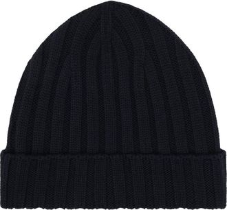 FILIPPO DE LAURENTIIS Strickmütze aus feiner Merinowolle in
