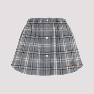 Miu Miu Cotton Midi Skirt