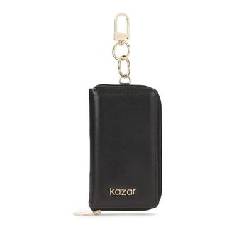 Kazar Lederh&uuml;lle f&uuml;r Karten und Dokumente - - Accessories - Damen - Schwarzk - ONE SIZE