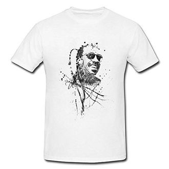 Paul Sinus Art Stevie-Wonder T-shirt pour fille avec imprim&eacute; Blanc - Blanc - Large