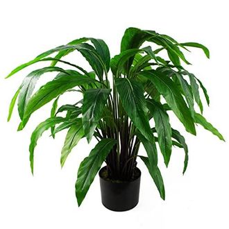 Leaf Design UK Kunstpflanze mit Topf, realistisch, gro&szlig;, Gr&uuml;n, 60