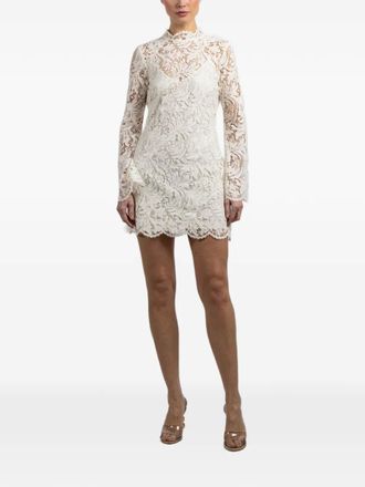 A.L.C. Eden lace detailing dress - Wei&szlig;