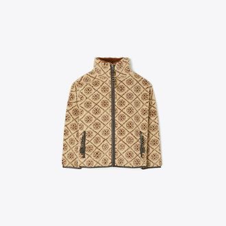Tory Burch Fleecejacke mit T-Monogramm