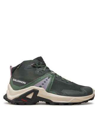 Salomon Trekkingschuhe X Raise Mid Gore-Tex L47458100 Gr&uuml;n