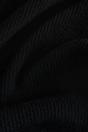 Next Strickpullover Gerippter Rollkragenpullover mit Wollanteil (1-tlg)