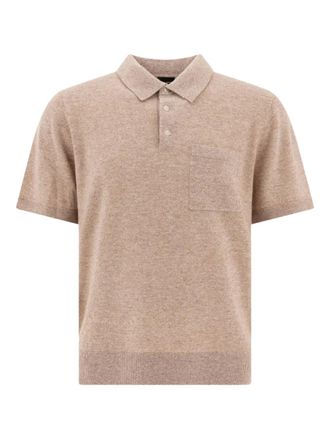 Vince polo à poche poitrine - Tons neutres
