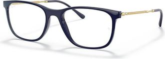 Ray-Ban Rb7244 Optics Gold Fassung Klar Glas Polarisiert 53-18