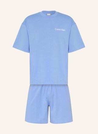 Calvin Klein Shorty-Schlafanzug blau