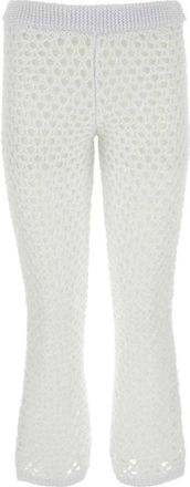 Valentino Garavani Femme, Pantalons, Blanc, Taille: 38 FR Escape Pant