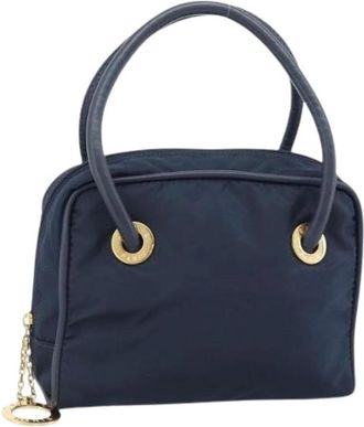 Celine Pre-owned Vintage Nylon Hand Bag - Femme - Pre-owned - Bleu - Taille: ONE Size