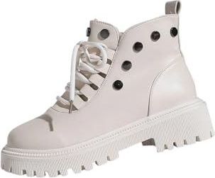 Generic Bottes dhiver pour femme doubl&eacute;es de fausse fourrure - &Eacute;l&eacute;gantes - R&eacute;tro - Talon bas plat - Fermeture &eacute;clair lat&eacute;rale - Confortables et chaudes - &Agrave; la