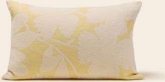 Madura Housse De Coussin Flauria Ivoire et jaune pastel - JAUNE