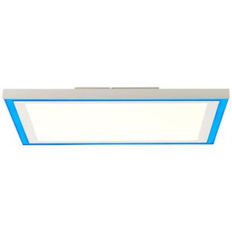 Brilliant Lampe Lanette led Deckenaufbau-Paneel 40x40cm wei&szlig; 1x 25W led integriert, (2470lm, 2700-6500K) RGB-Rahmenlicht f&uuml;r farbenfrohe Akzentbeleuchtung