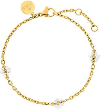 Purelei Armband - Armband Linen Blossom - Gr. ONE SIZE - in Gold - f&uuml;r Damen