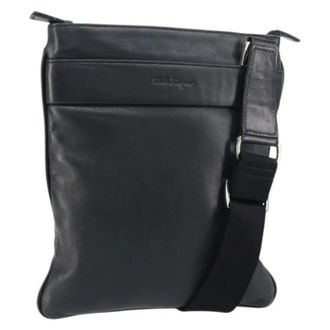 Ferragamo Pre-owned Leder Schultertasche - - Pre-owned - Herren - Schwarzk - ONE SIZE