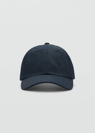 Mango Casquette unie en coton bleu marine - Homme - Taille unique - MANGO MAN