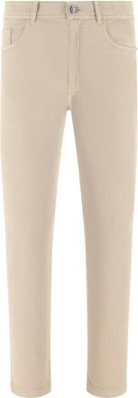 Boggi Milano Homme, Pantalons, Beige, Taille: W34 Claude Stretch Jeans