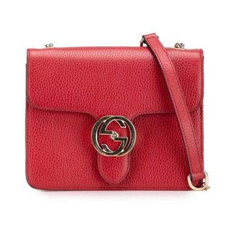 Gucci Sac bandouli&egrave;re en cuir doccasion - Femme - Pre-owned - Rouge - Taille: ONE Size