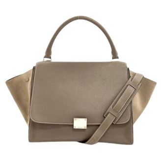 Celine Sac &agrave; main Trap&egrave;ze Pre-owned - Femme - Pre-owned - Brun - Taille: ONE Size