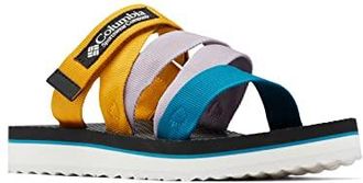 Columbia Alava Slide sandales pour Femme, Jaune (Golden Yellow x Snowcap), 38 EU