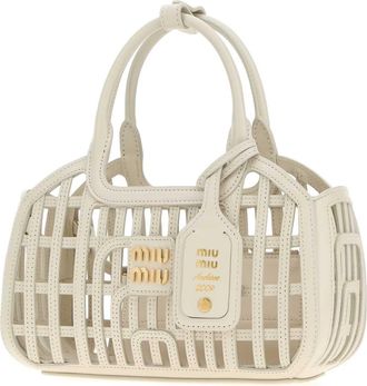 Miu Miu A Shoulder Bag - Beige