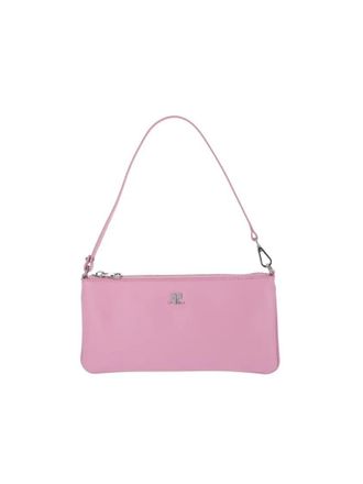 Courr&egrave;ges Hobo Bags - Structured Pink Bag With Minimalist Design - Gr. unisize - in Rosa - f&uuml;r Damen