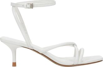 Estro & Luminara Femme, Chaussures, Beige, Taille: 40 EU Sandales &agrave; talons aiguilles avec fines brides
