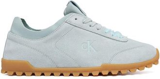 Calvin Klein Sneakers Low Profile Run Mg Sue Db Laces HW0HW03150 Hellblau