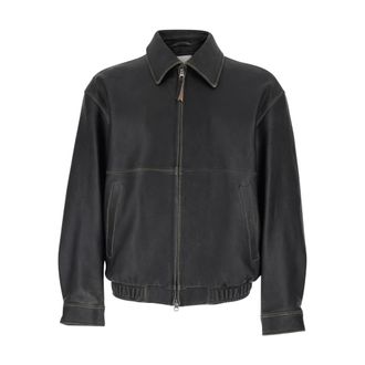 Dunst Drizzler Lederjacke - - Jackets - Herren - Schwarzk - L